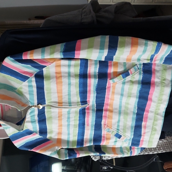 Lilly Pulitzer | Tops | Lilly Pulitzer Cats Meow Colorful Striped ...